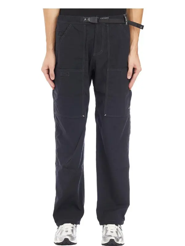 Gramicci Patch Pocket Belted Trousers - Black