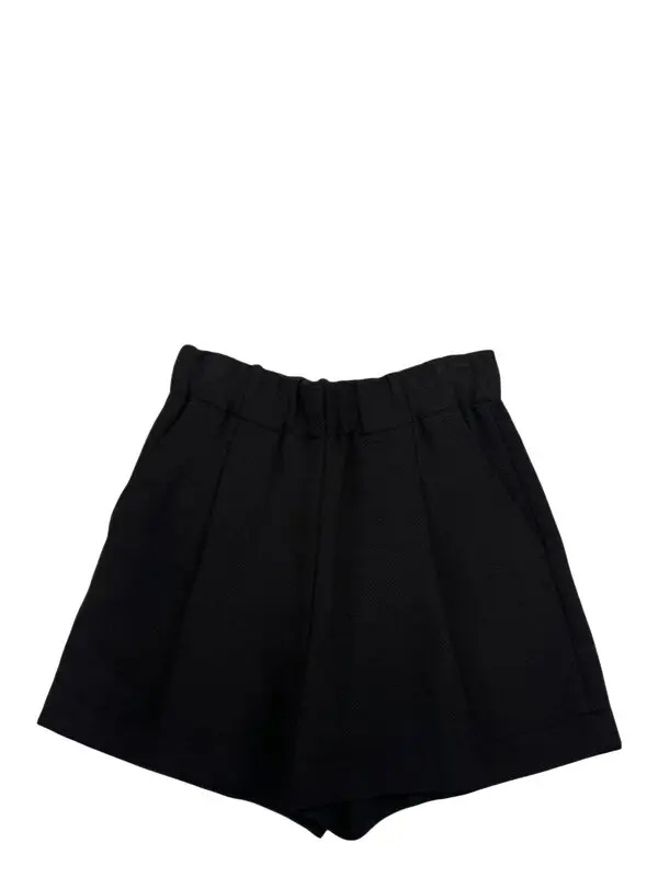 Dries Van Noten Elastic Waist Shorts - Black