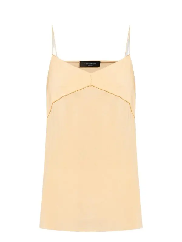 Fabiana Filippi Embellished Sleeveless Tank Top - Nude