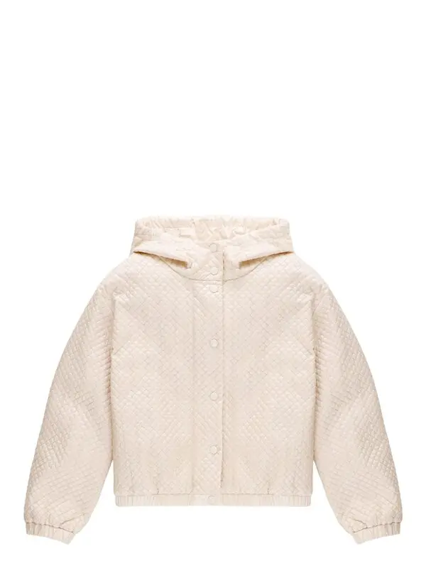 Moncler Quilted Hooded Jacket - Pink