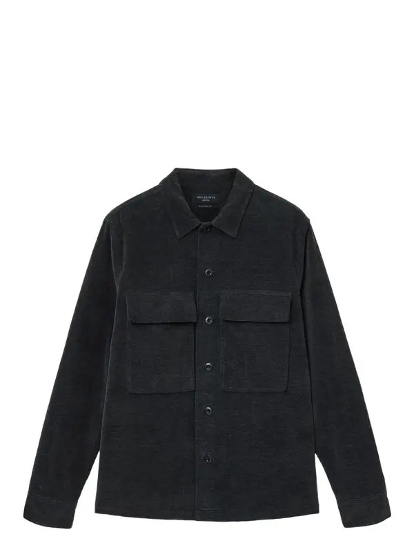 ALLSAINTS Hawker Ls Shirt - Faded Black