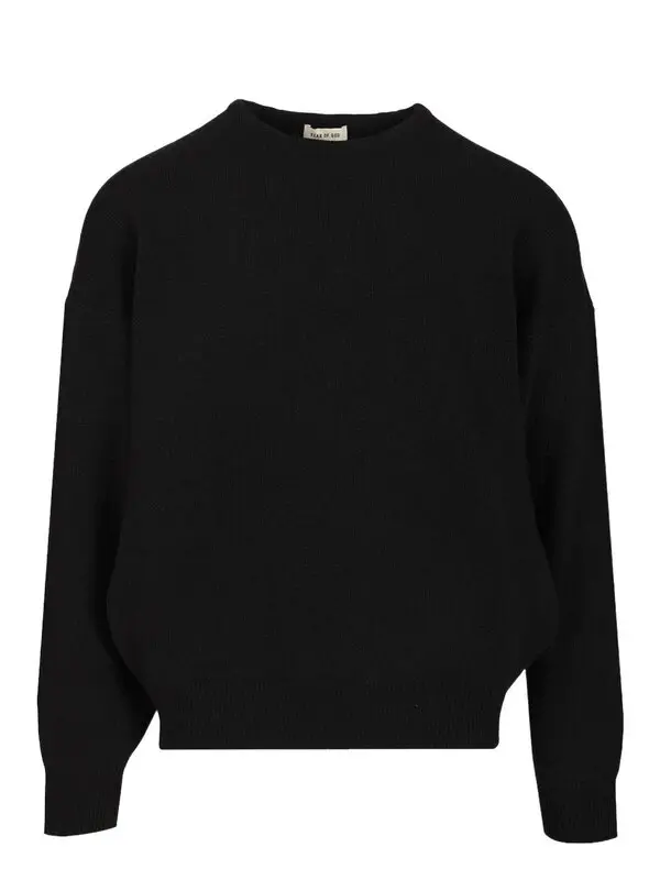 Fear Of God Relaxed Fit Knit Crewneck Jumper - Black