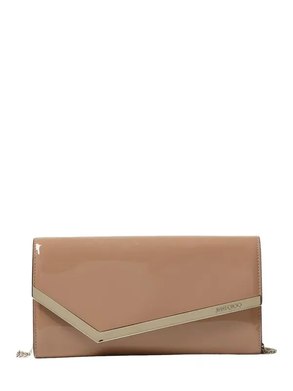 JIMMY CHOO Chain Linked Clutch Bag - Brown