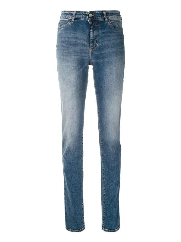 Emporio Armani Slim Faded Jeans - Blue