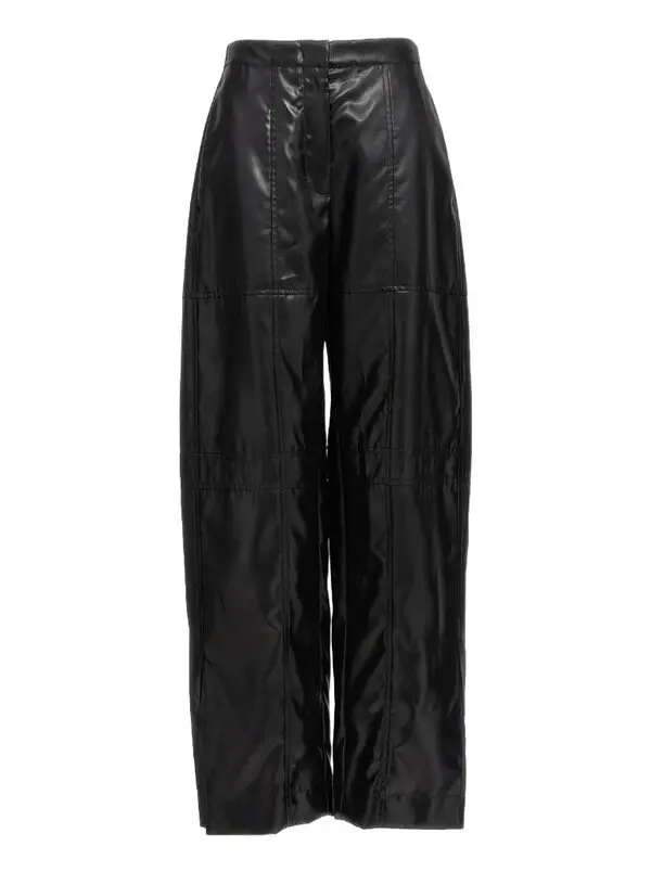 JIL SANDER Panelled Straight Leg Trousers - Black