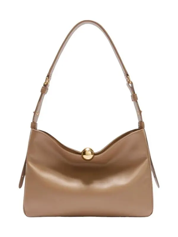 Furla Curved-flap Shoulder Bag - Brown