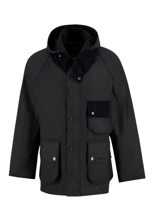 Barbour Modified Solway Waxed Jacket - Black