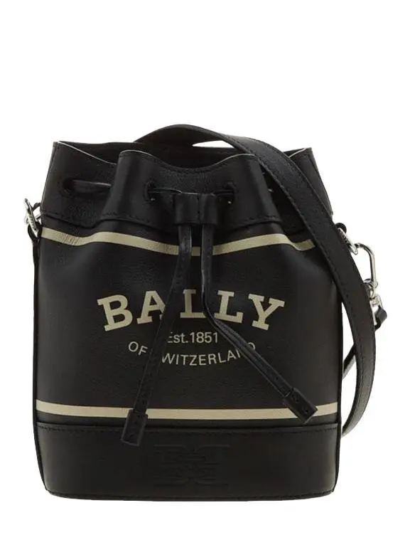 Bally Logo Shoulder Bag - Black