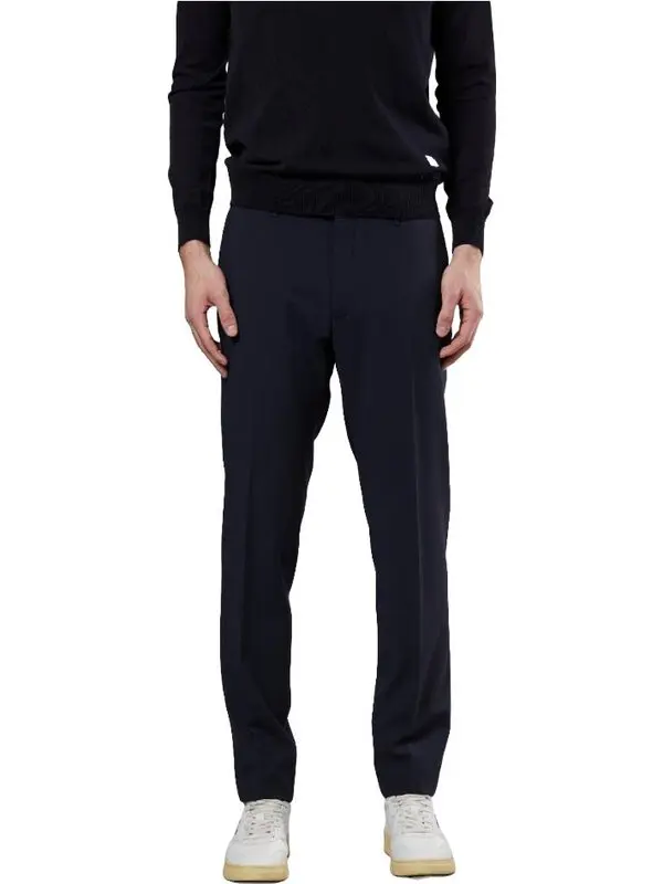 Incotex Logo Casual Pants - Black