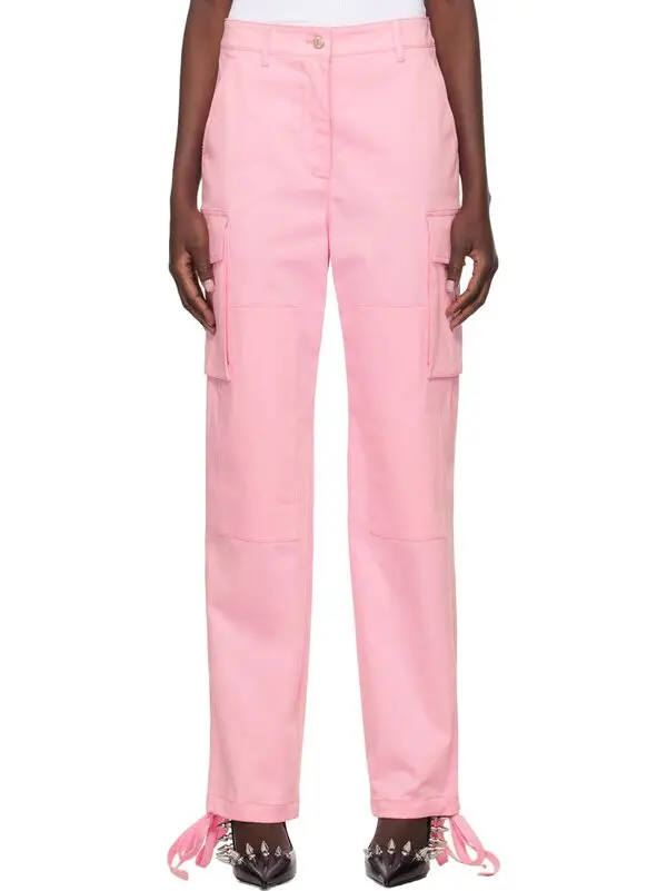 Moschino Cargo Work Pants - Pink