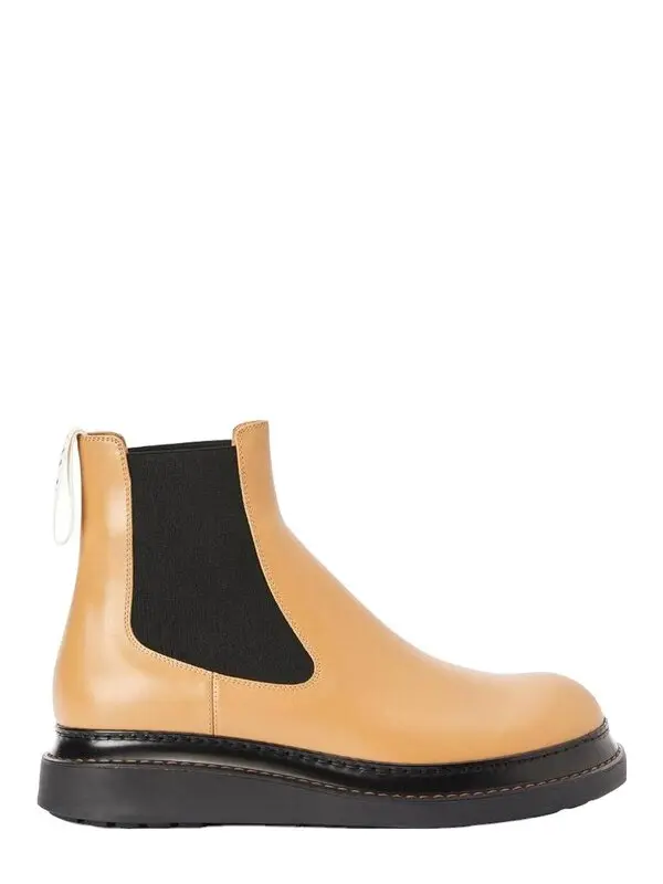 Loewe Chelsea Boots In Calfskin - Warm Desert