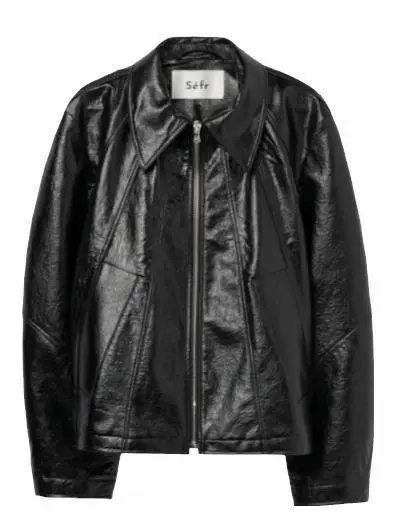 Séfr Zip Up Casual Jacket - Black