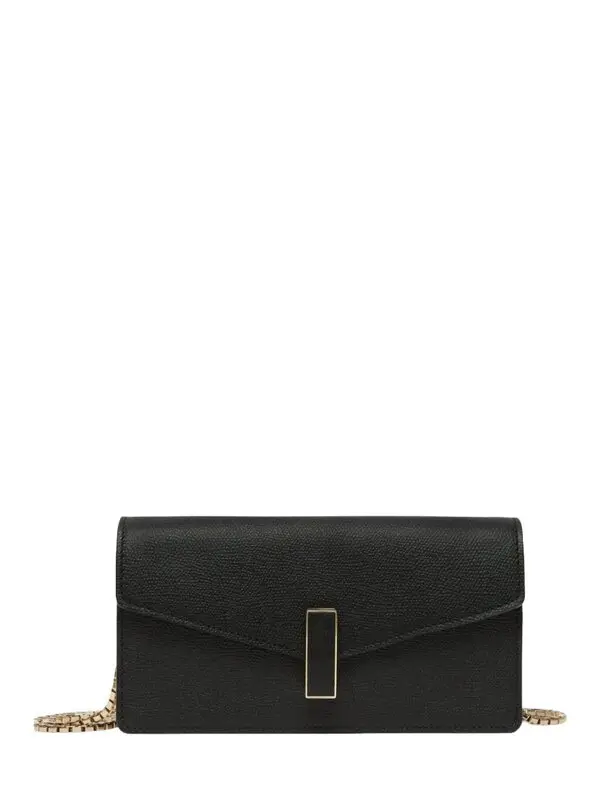 VALEXTRA Envelope Clutch Bag - Black