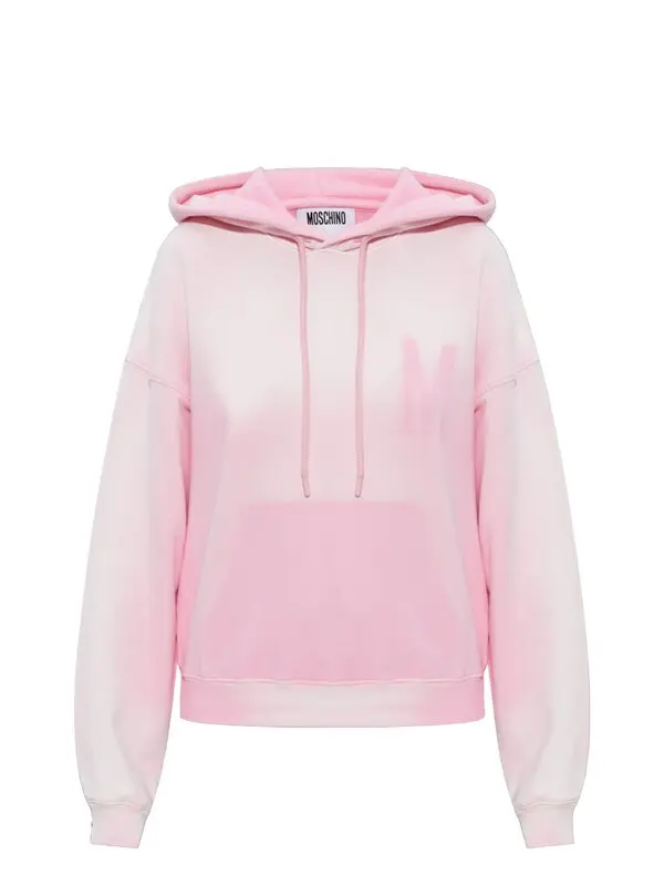 Moschino Gradient Logo Hoodie - Pink