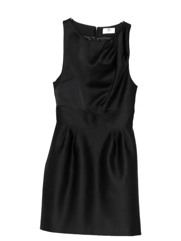 Elisabetta Franchi Duchesse Mini Dress - Black