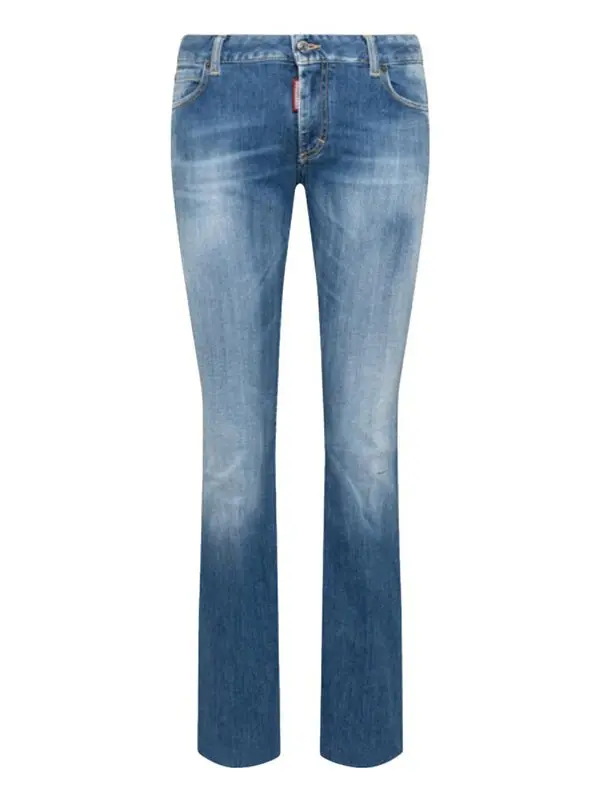 Dsquared2 Skinny Jeans With Distressed Effect - Blue