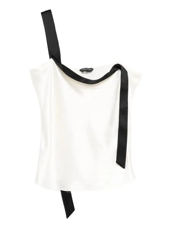 TOM FORD Asymmetric Strap Camisole - White