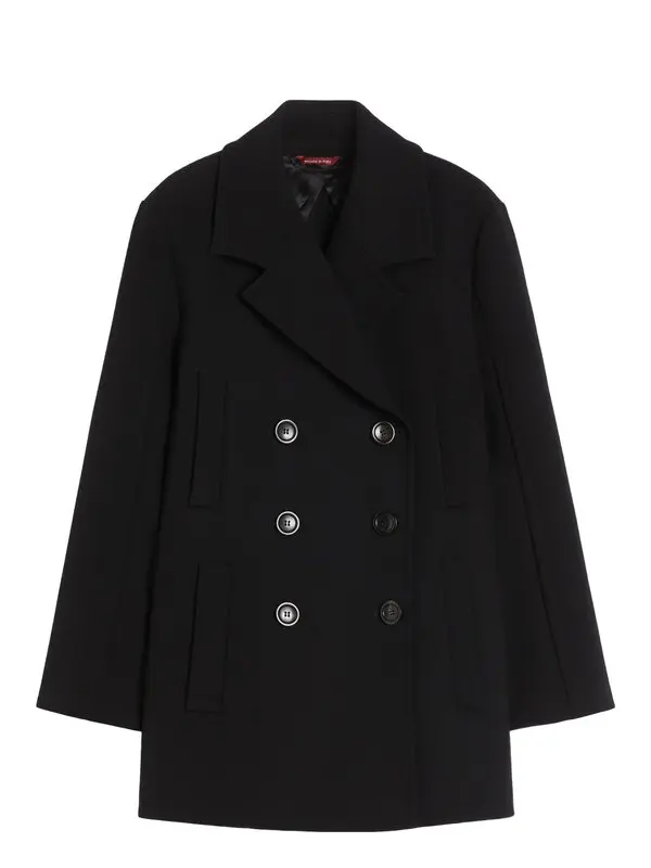 Max Mara Janzir Double-breasted Jacket - Black