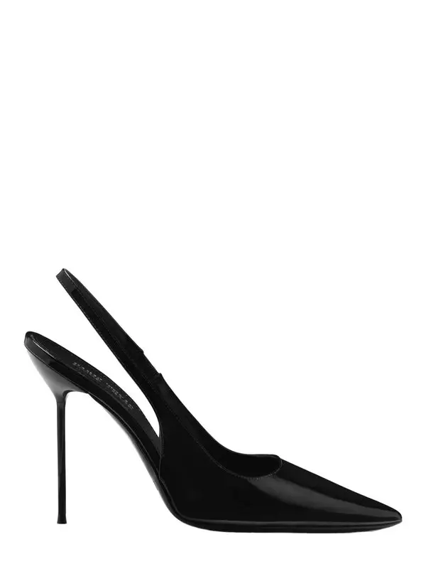 Paris Texas Lidia Slingback Pumps - Black