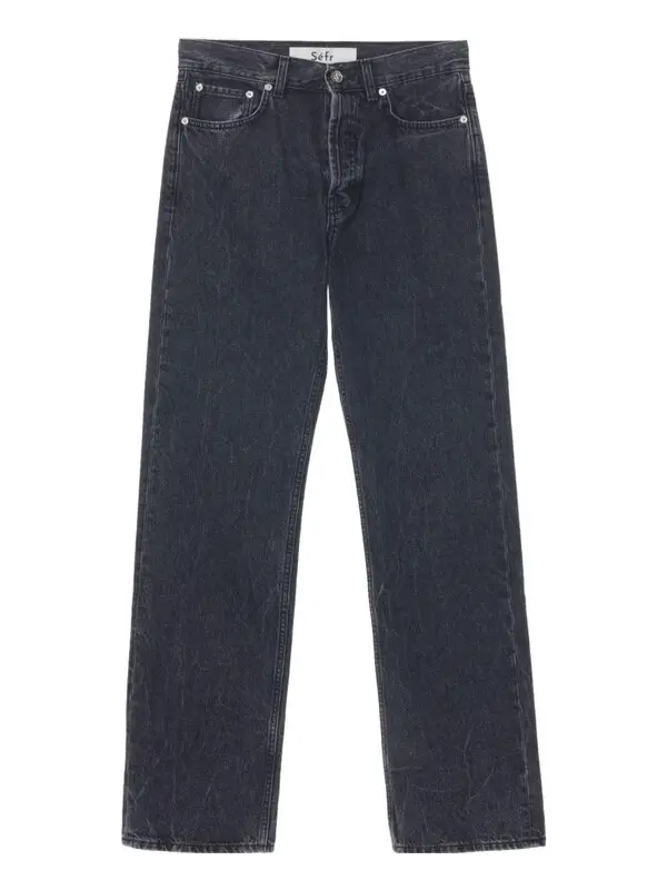 Séfr Straight Leg Jeans - Black