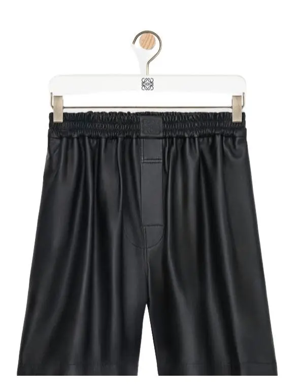 Loewe Elastic Waist Shorts - Black