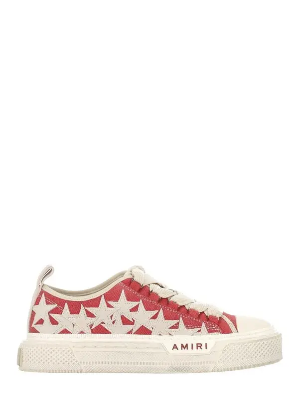 Amiri Star Court Platform Sneakers - Red