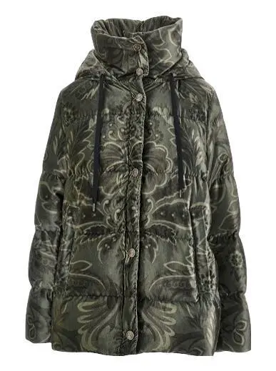 Etro Hooded Patterned Jacket - Black