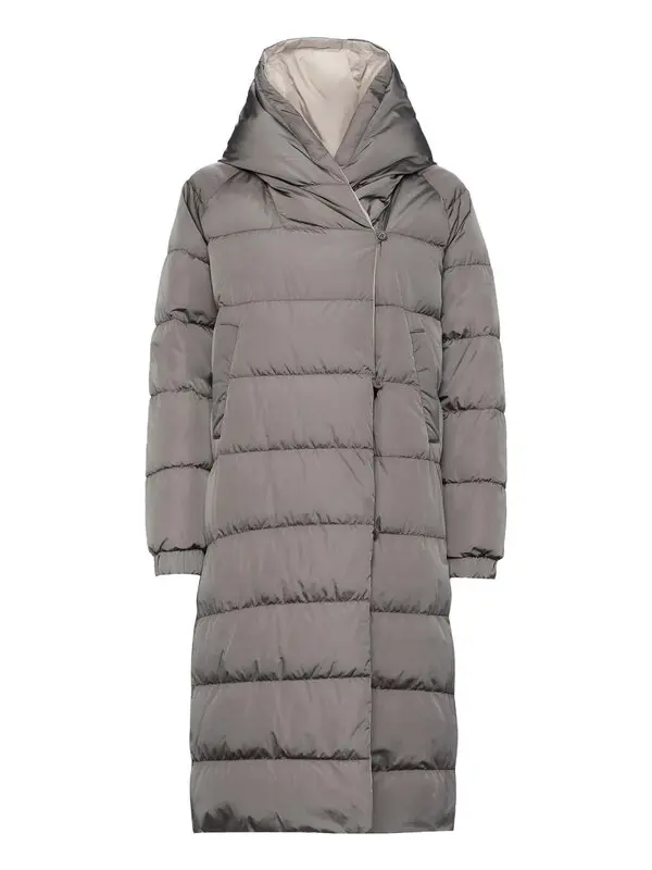 Max Mara Reversible Down Coat - Gray