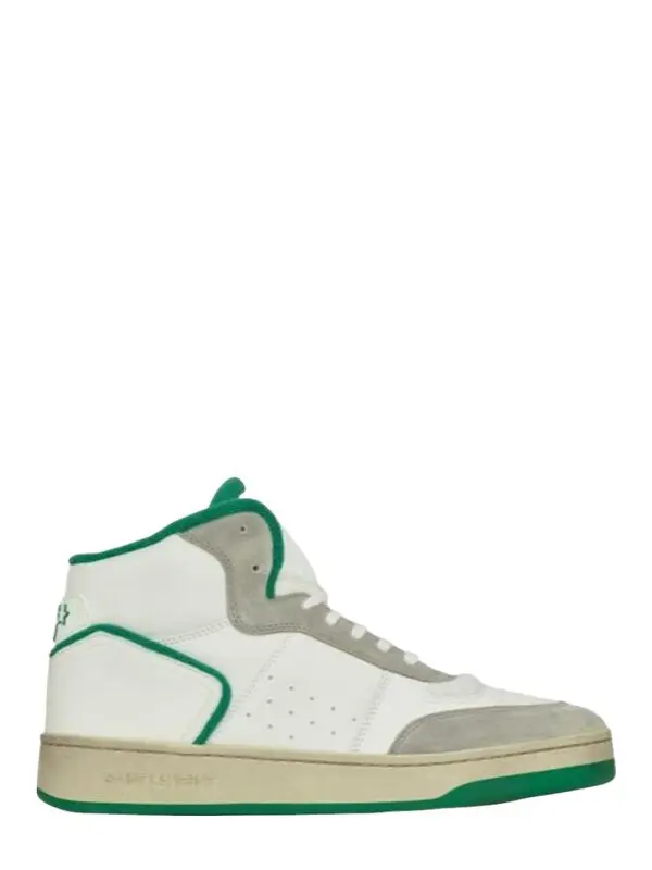 Saint Laurent Sl/80 High-top Sneakers - White