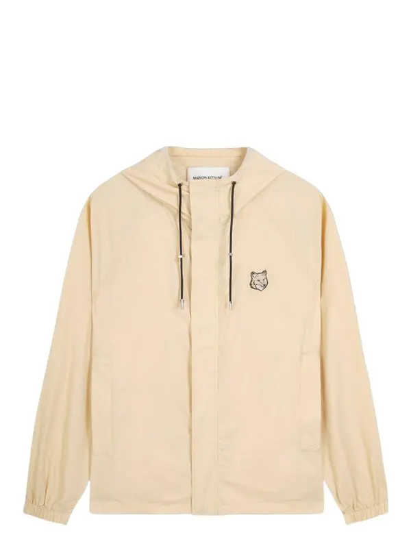 Maison Kitsuné Chillax Fox Hooded Windbreaker - Nude