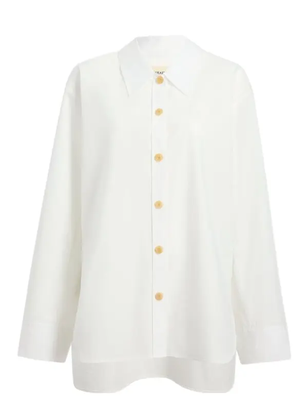 Khaite Herschel Buttoned Shirt - White