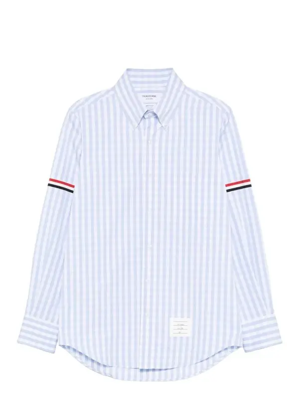 Thom Browne Long-sleeved Shirt - Blue