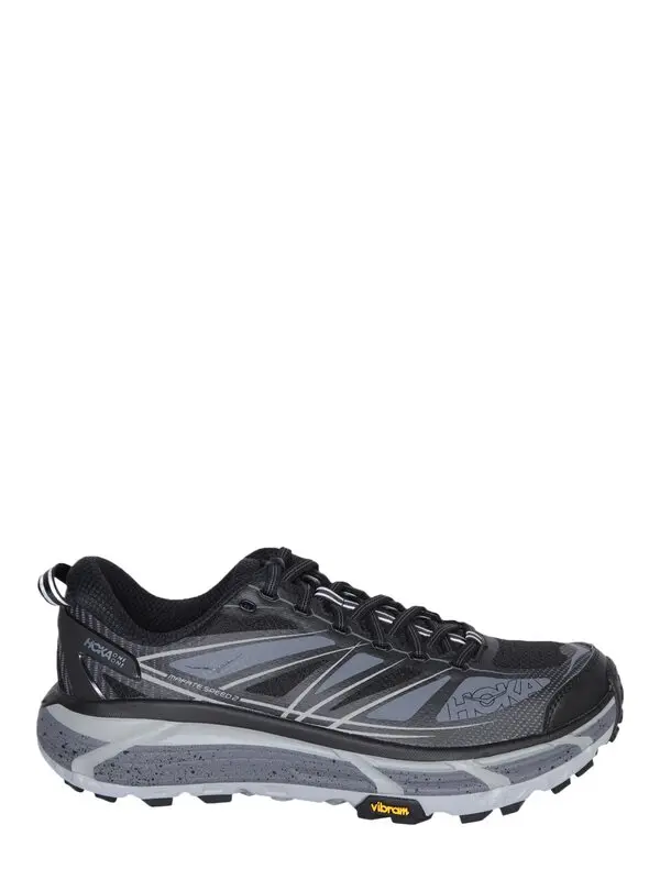 Hoka One One Mafate Speed 2 Lace-up Sneakers - Black