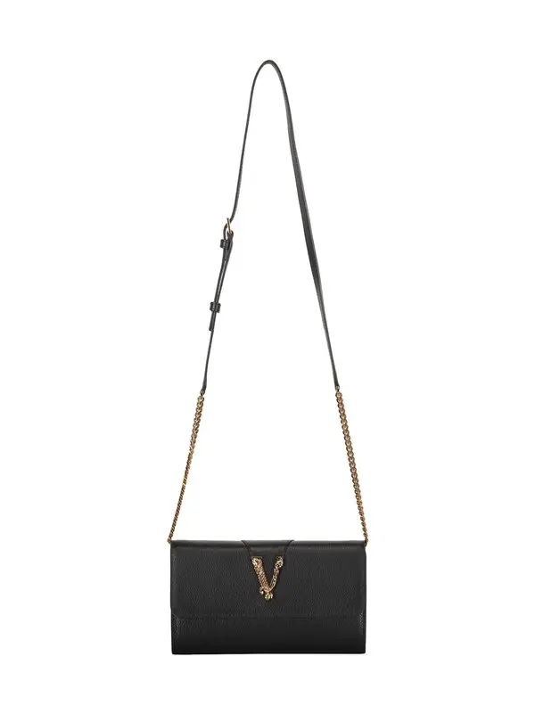 Versace Virtus Clutch Bag - Black
