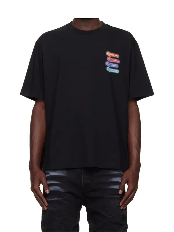 We11Done Graphic-print Crewneck T-shirt - Black
