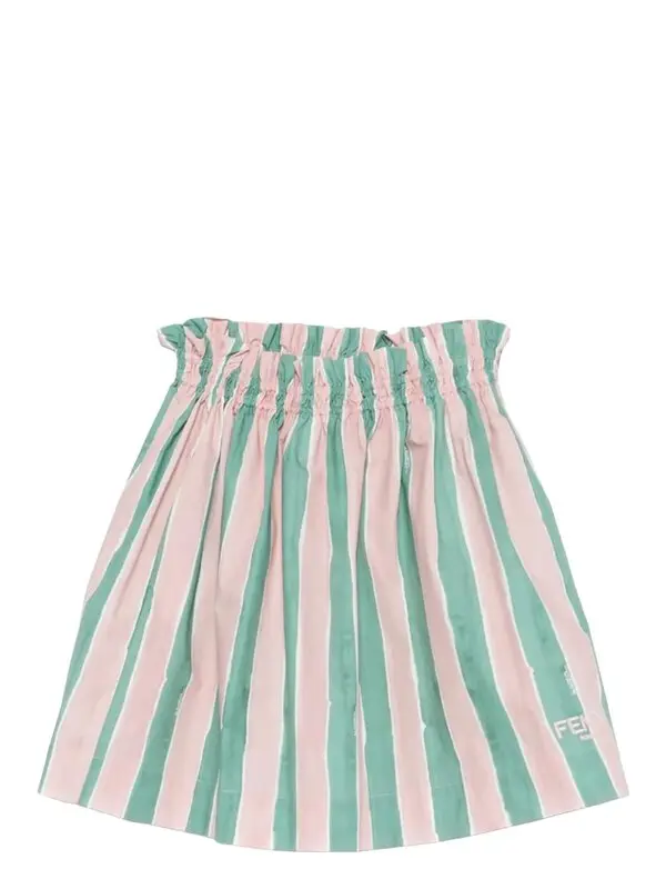 Fendi Striped Skirt - Pink