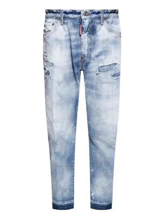 Dsquared2 Big Brother Distressed Jeans - Blue