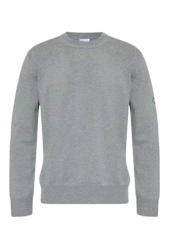 Bottega Veneta Crew Neck Long Sleeve Sweater - Gray