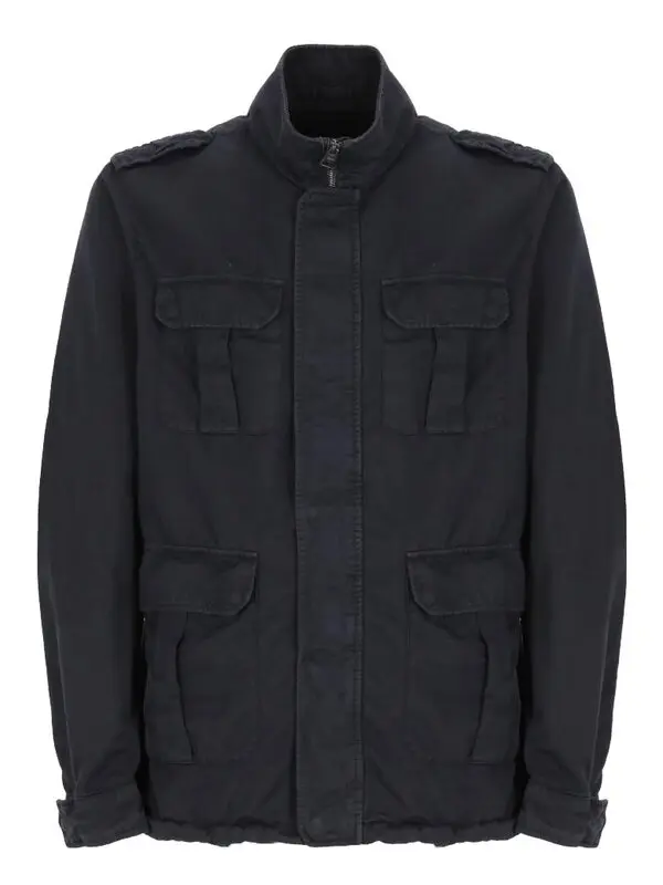 Herno High-neck Zip-up Jacket - Black