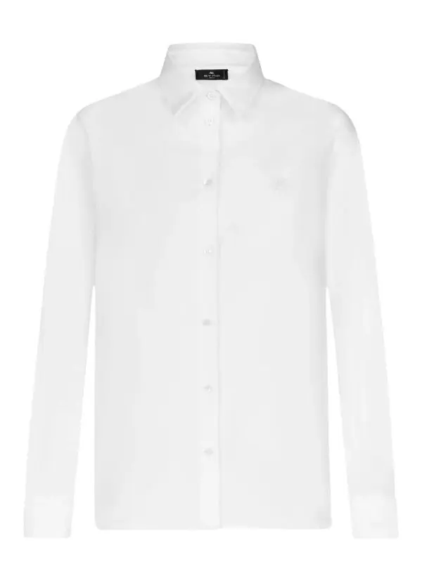Etro Pegasus Embroidered Shirt - White