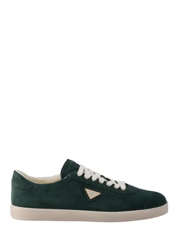 Prada Lace-up Sneakers - Dark Green
