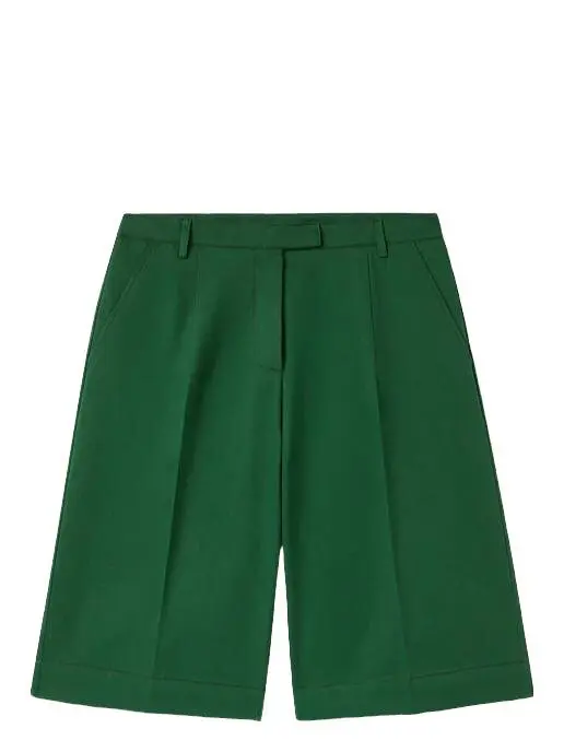 La DoubleJ Tailored Bermuda Shorts - Pure Dark Green