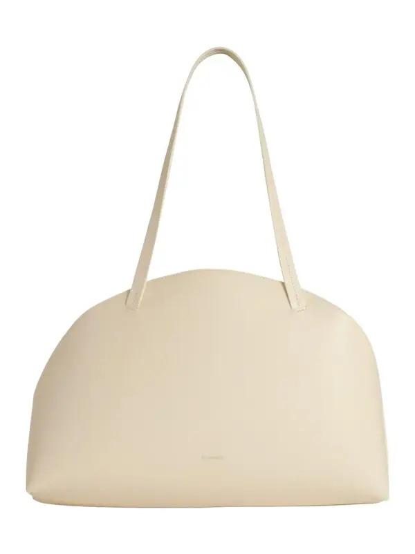 JIL SANDER Curve Medium Shoulder Bag - White