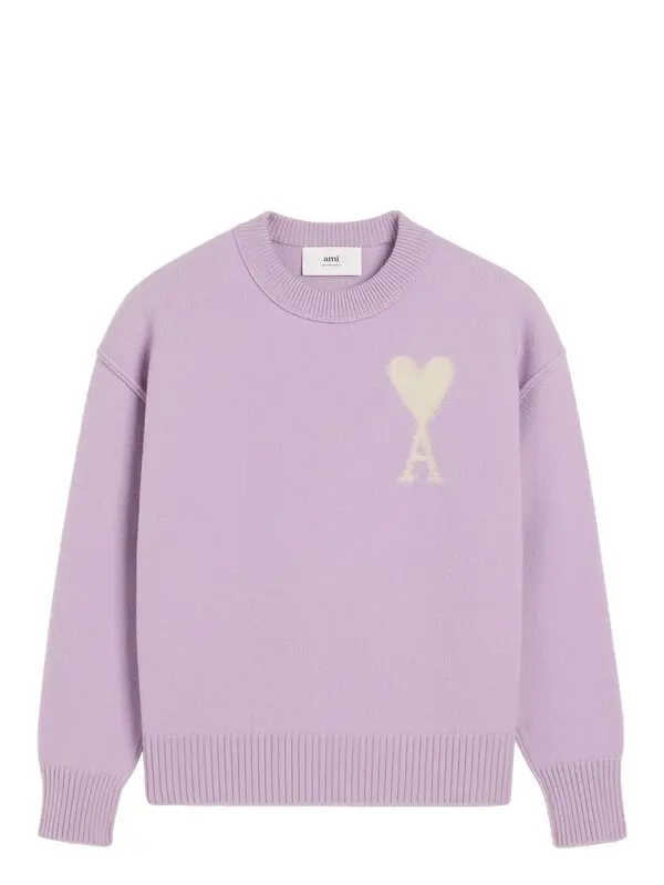 Ami De Coeur Crewneck Jumper - Purple