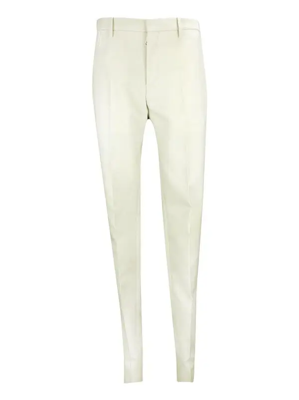 Off-White Tailored Straight-leg Trousers - White