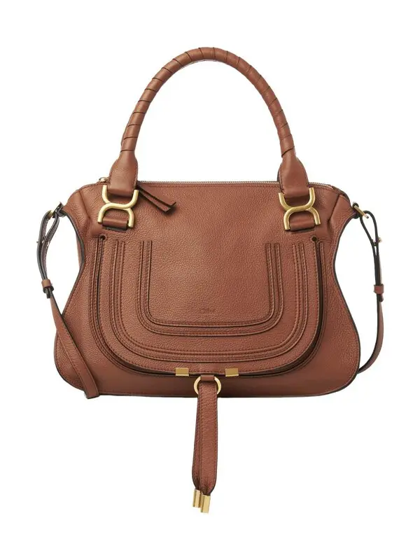 Chloé Marcie Foldover Tote Bag - Brown