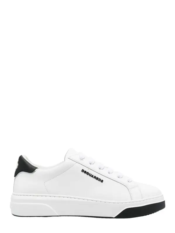 Dsquared2 Bumper Leather Sneakers - White
