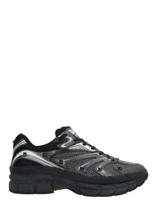 Valentino Garavani Rockstud Embellished Low-top Sneakers - Black