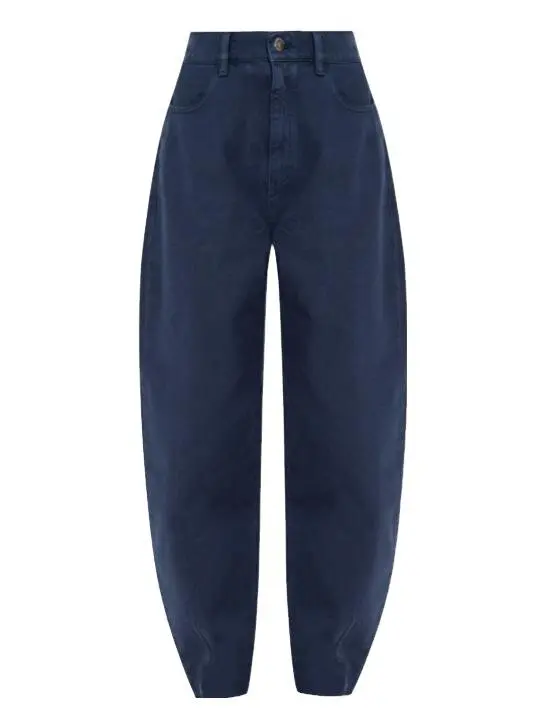 Emporio Armani Logo Plaque Jeans - Navy Blue