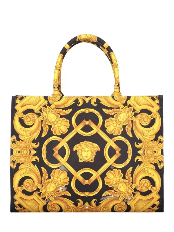 Versace Medusa Barocco Top Handle Bag - Black
